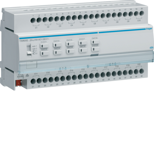Hager TXM620D | Hager TXM620D smart home actuator DIN rail-mounted ...