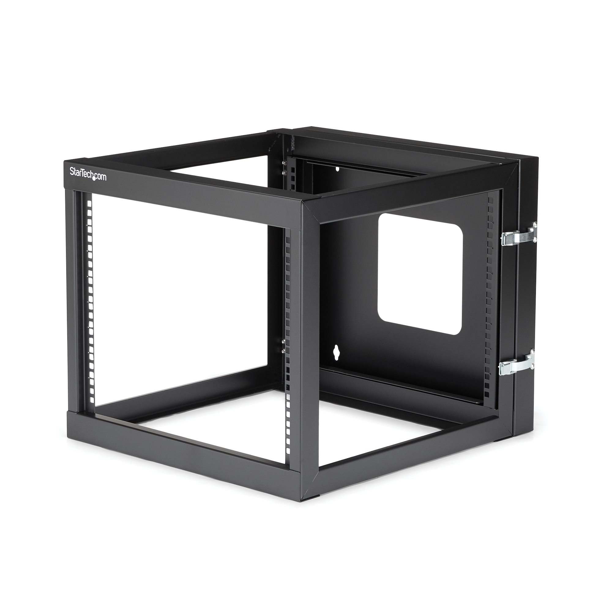 StarTech.com RK819WALLOH | StarTech.com 8U Hinged Open Frame Wall-Mount ...