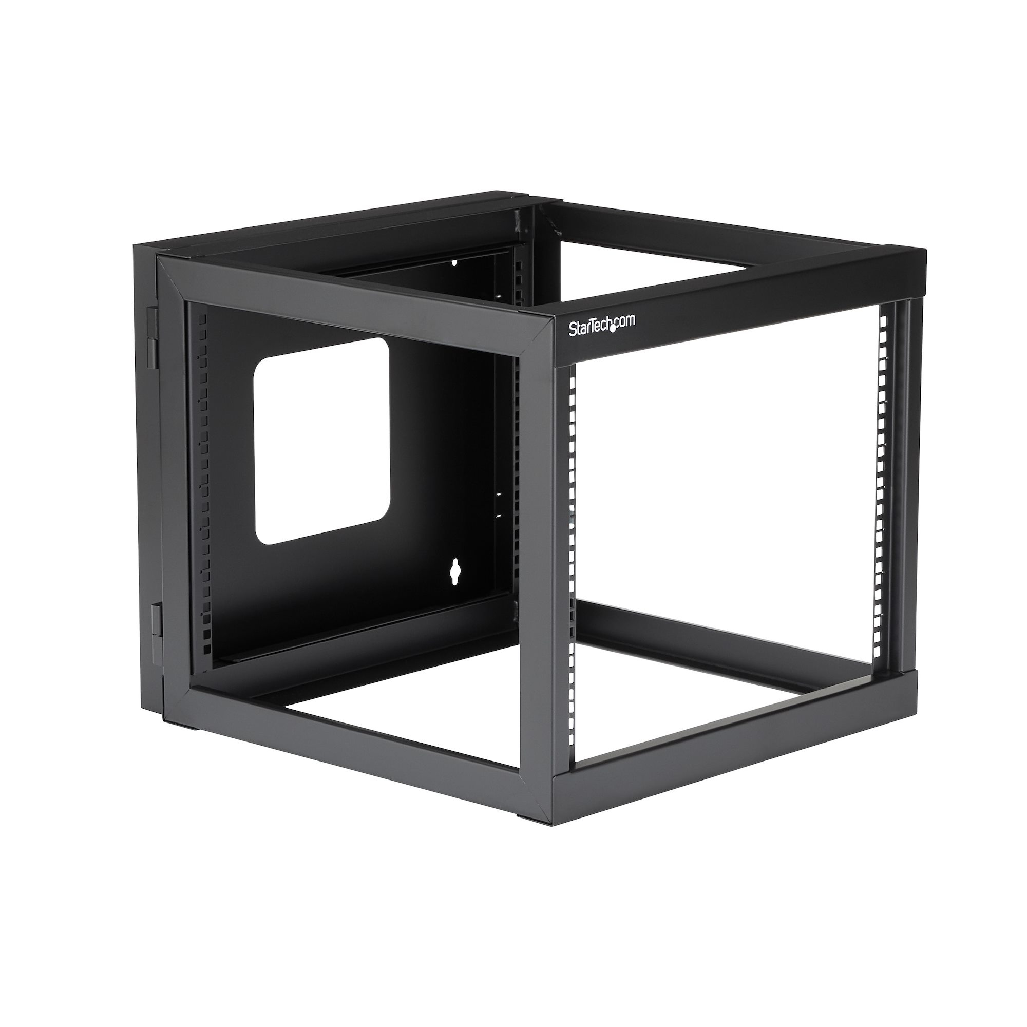 StarTech.com RK819WALLOH | StarTech.com 8U Hinged Open Frame Wall-Mount ...