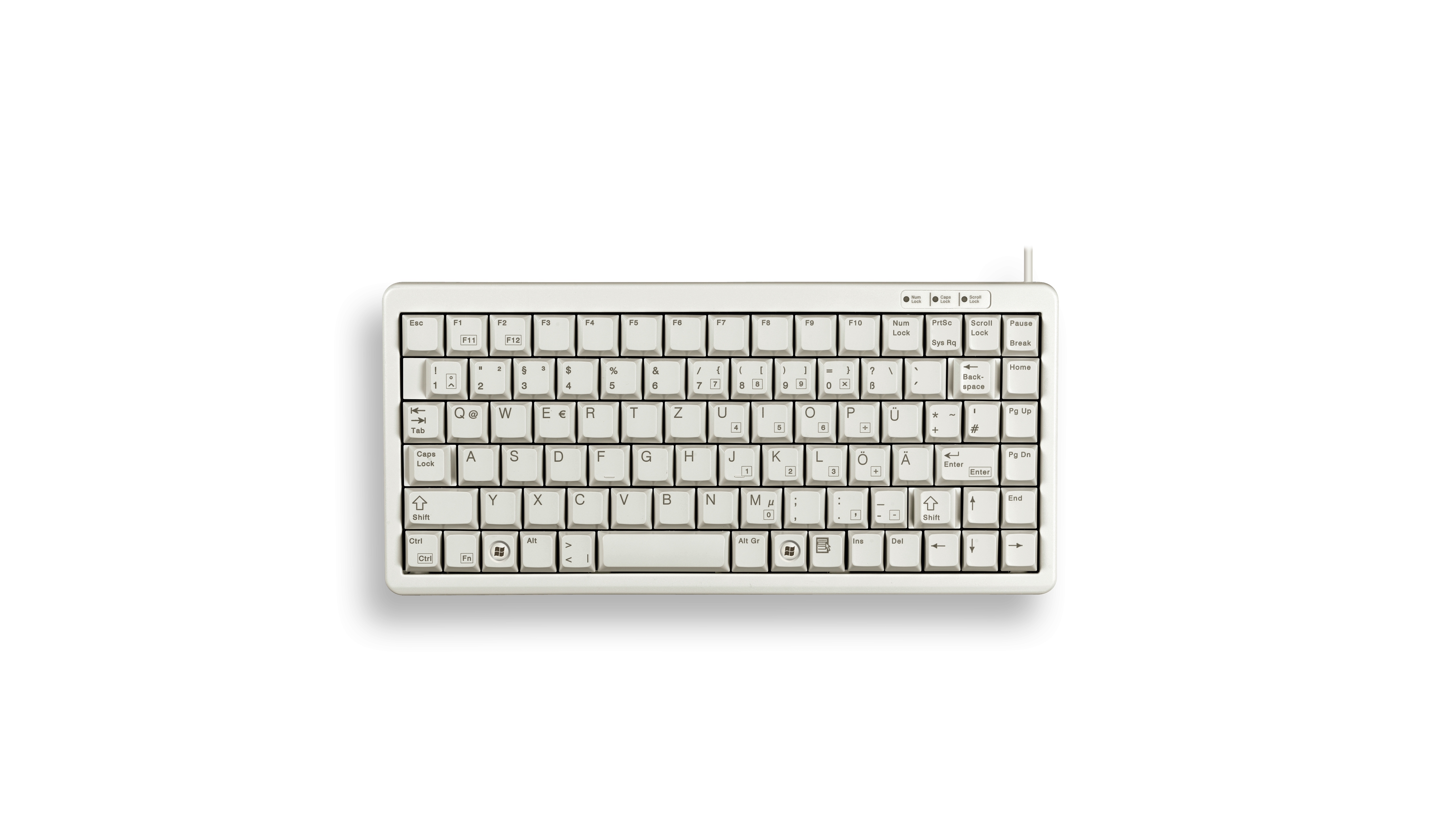 Cherry G84-4100LCMPN-0 | Cherry Compact-Keyboard G84-4100 - Tastatur ...
