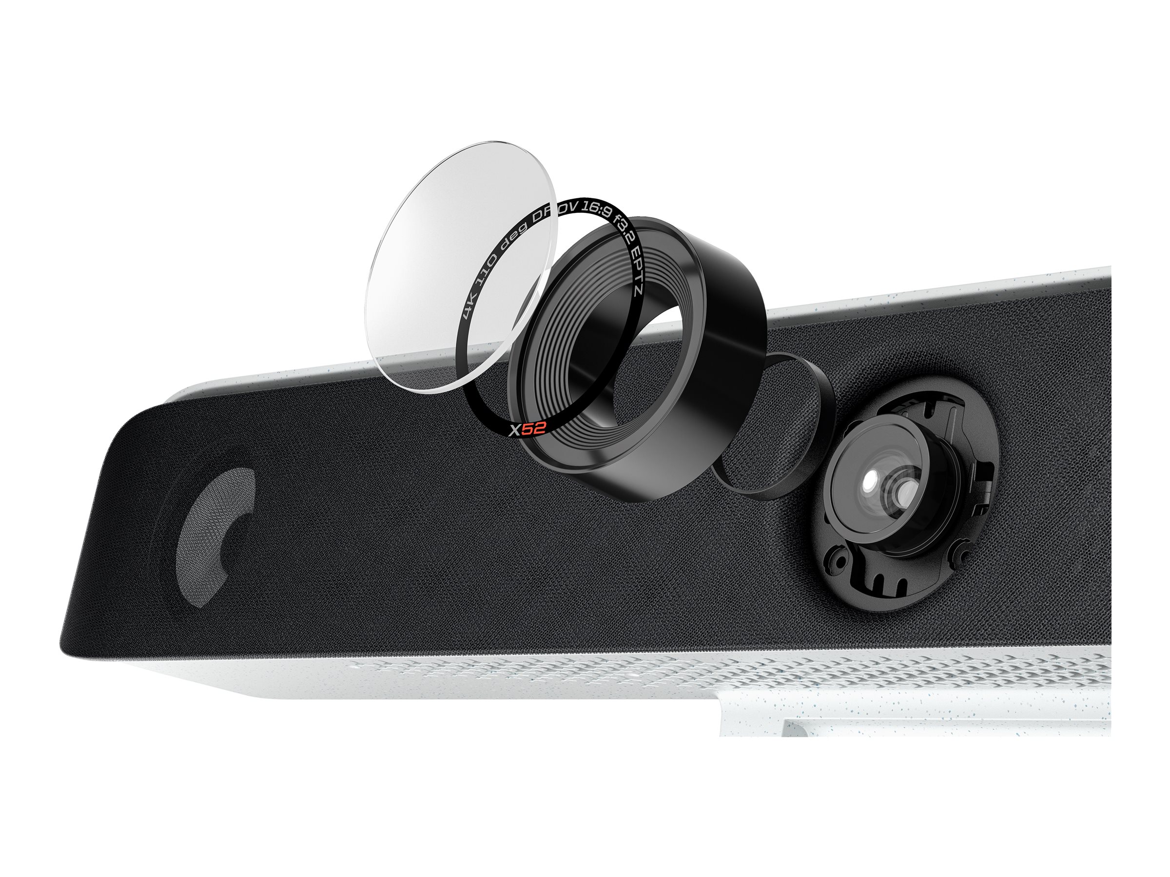 HP 8D8K9AA | POLY Studio X52 All-In-One Video Bar No Radio or Power ...