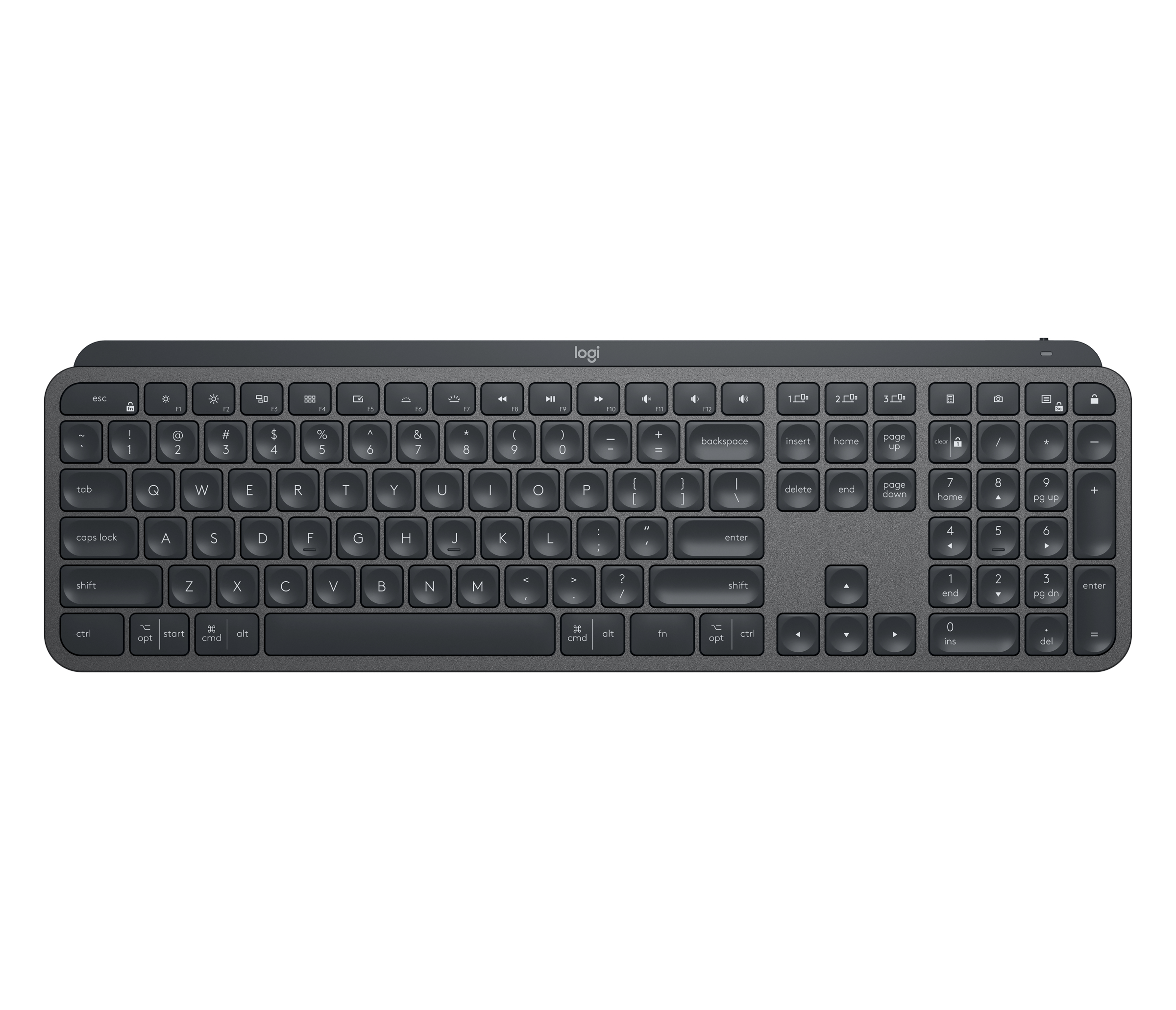 Logitech 920-010811 | Logitech MX Keys keyboard RF Wireless + Bluetooth ...