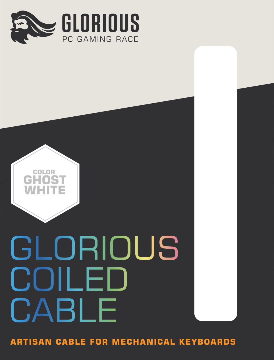 Glorious PC Gaming Race GLO-CBL-COIL-WHITE | Glorious PC Gaming Race ...