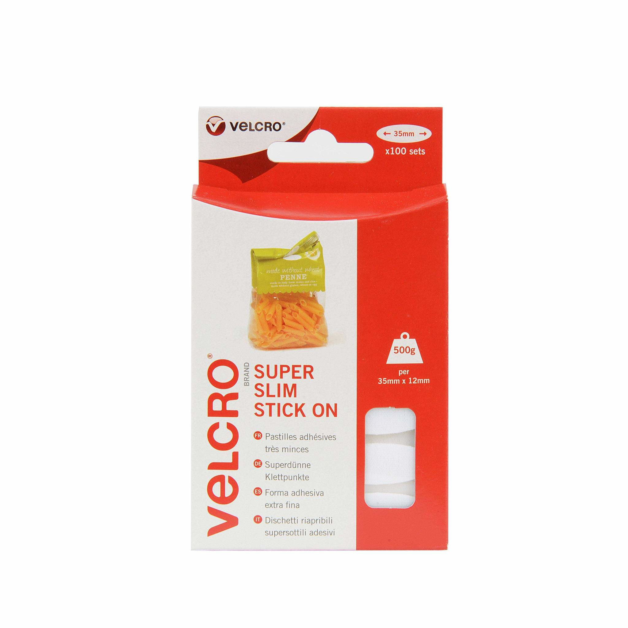 VELCRO VEL-EC60213 | Velcro VEL-EC60213 hook/loop fastener White 100 pc ...
