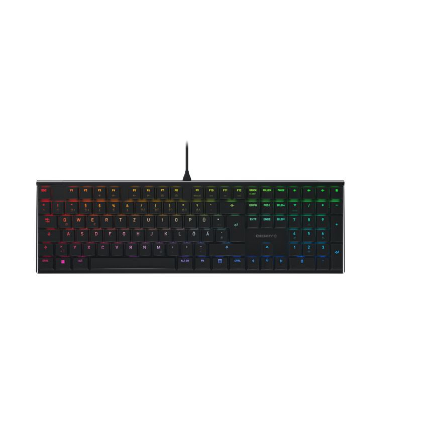 Cherry G8A-25010LVBCH-2 | CHERRY MX 10.0N RGB keyboard USB QWERTZ Swiss ...