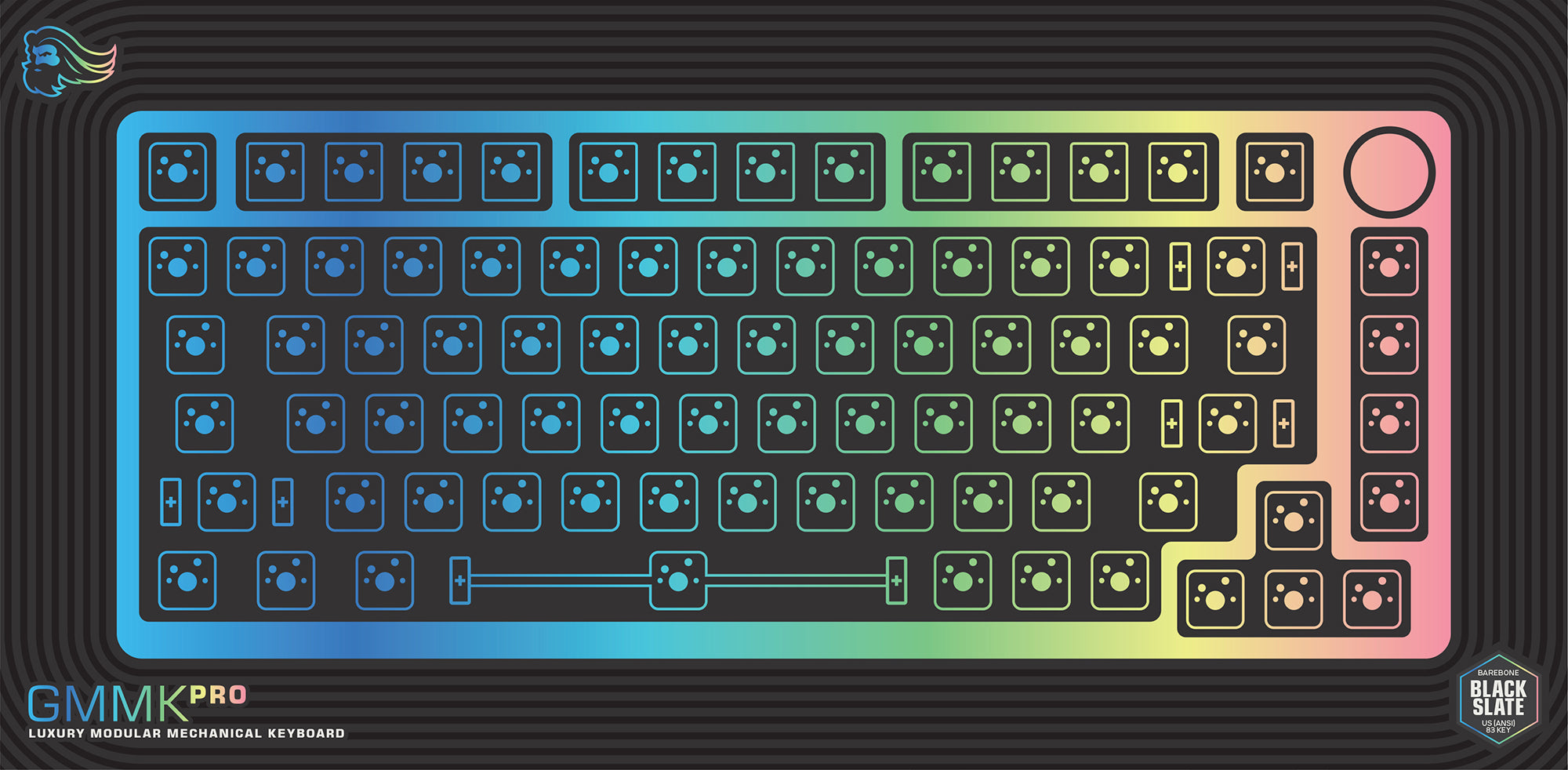 Glorious PC Gaming Race GLO-GMMK-P75-RGB-B | Glorious PC Gaming Race ...