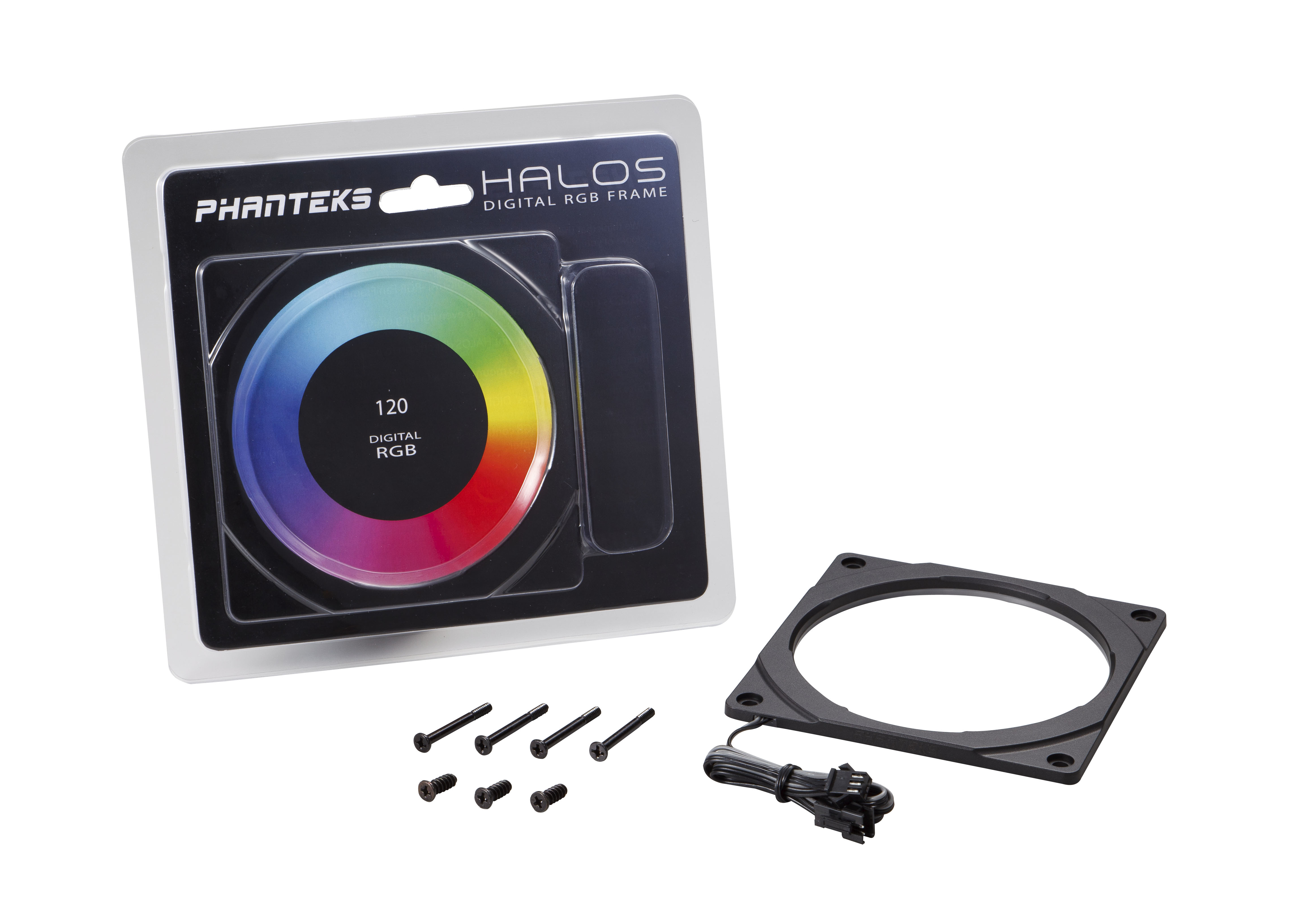 Phanteks PH-FF120DRGBP_BK01 | Phanteks Halos - Systemlüfterrahmen ...