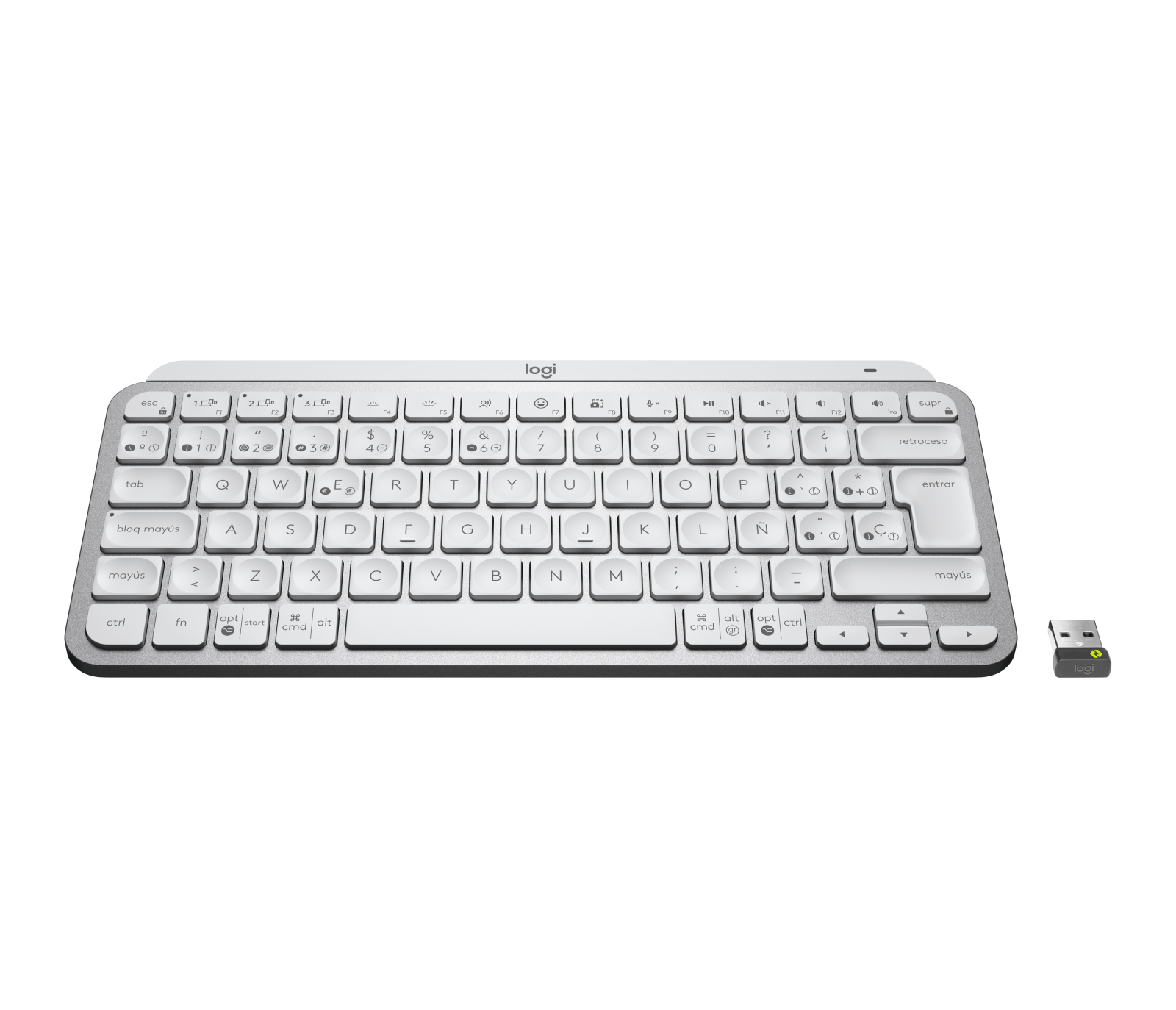 Logitech 920-010600 | Logitech MX Keys Mini for Business teclado RF Wireless + Bluetooth AZERTY ...