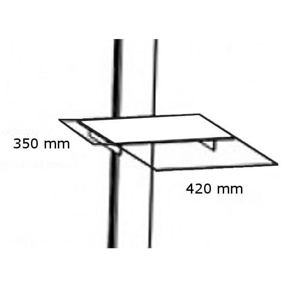 Techly ICA-TR3SH | Techly Mensola Aggiuntiva per Supporto TV da ...