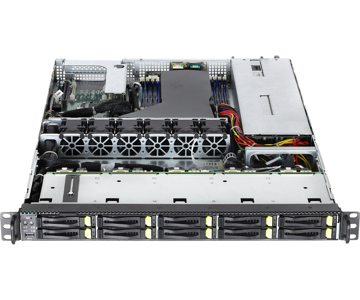 ASRock 1U10E-ROME/2T | Asrock 1U10E-ROME/2T server barebone Socket SP3 ...