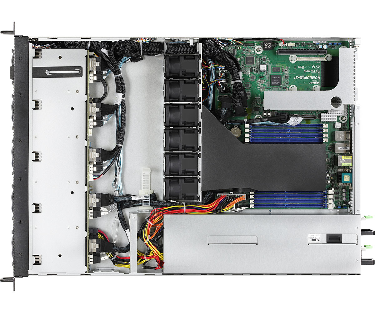 ASRock 1U10E-ROME/2T | Asrock 1U10E-ROME/2T server barebone Socket SP3 ...