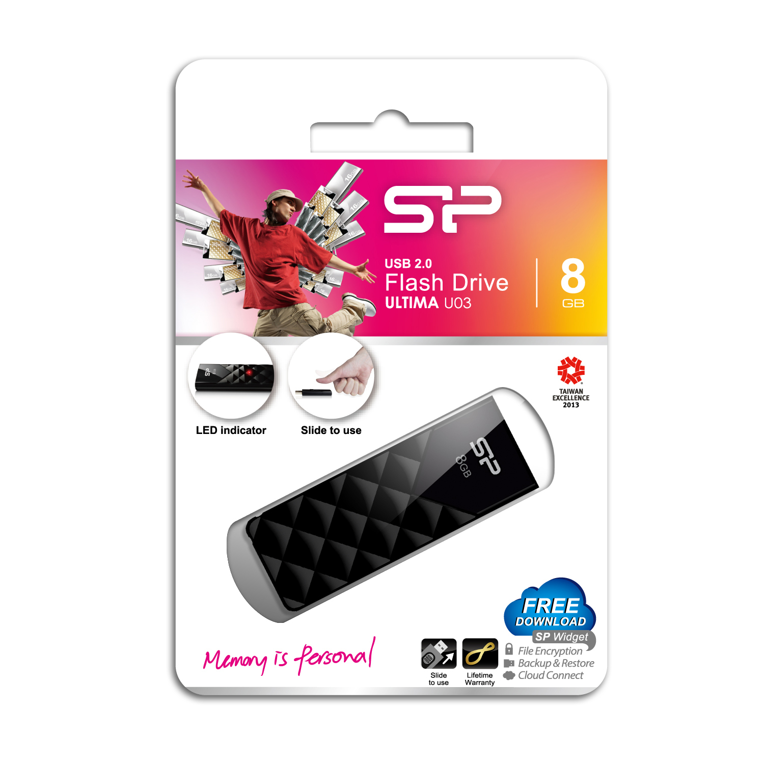 Silicon Power SP008GBUF2U03V1K | Silicon Power Ultima U03 8GB USB flash ...