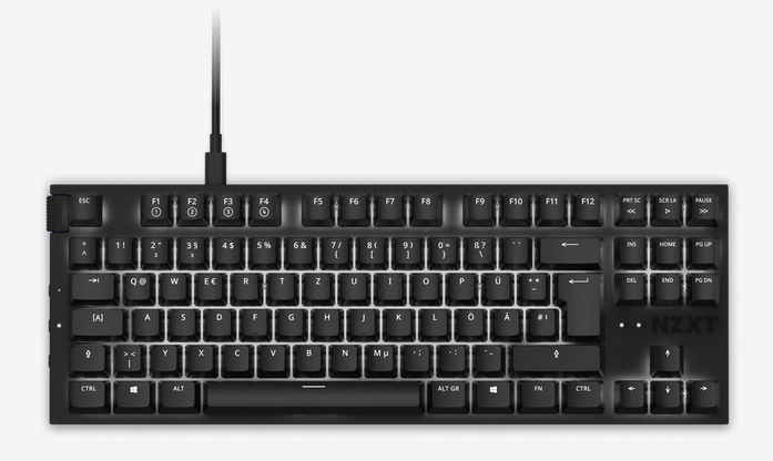 NZXT KB-1TKDE-BR | NZXT KB-1TKDE-BR keyboard USB QWERTZ German Black ...