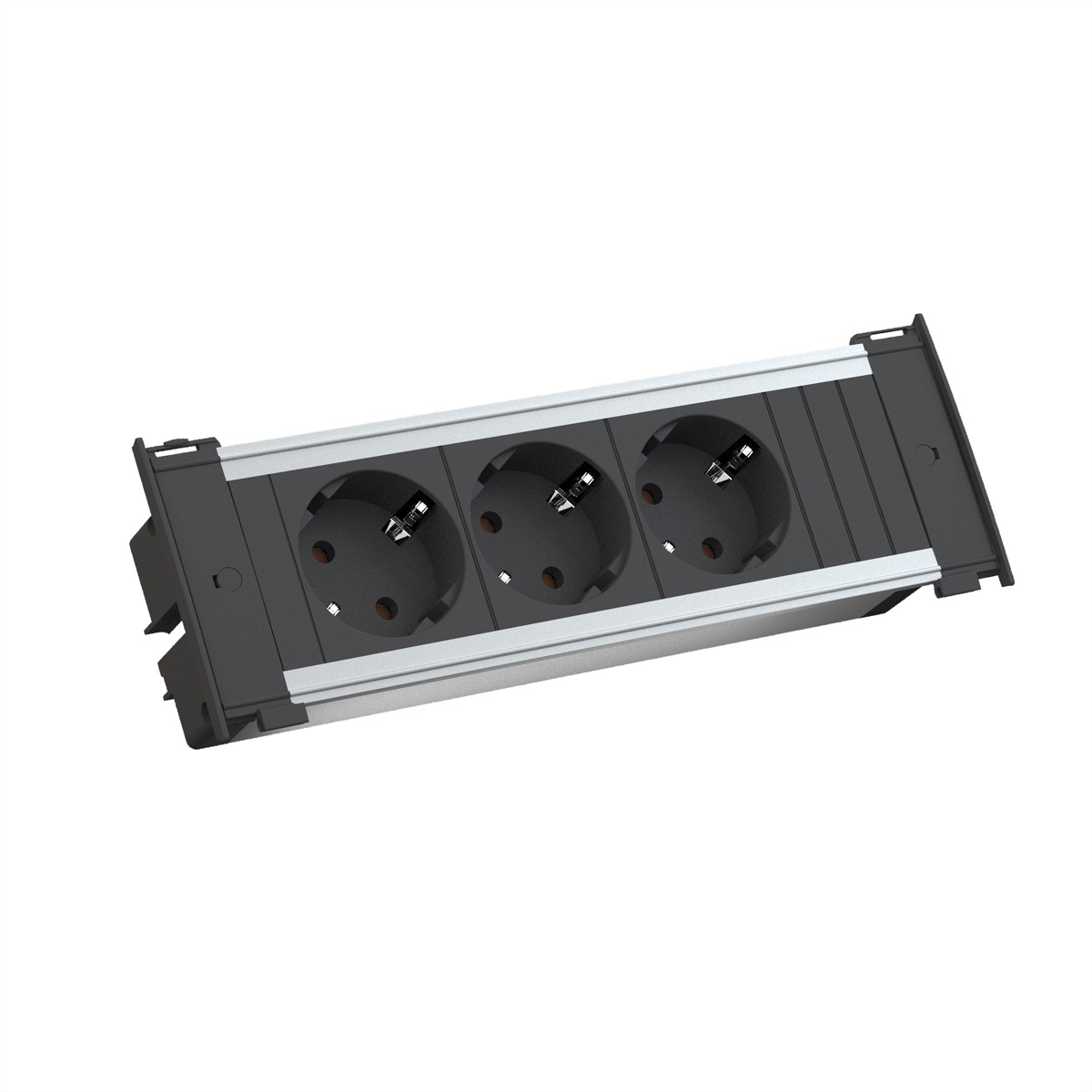 Bachmann 927.050 | Bachmann Kapsa socket-outlet Type F Black | OCTO24.com