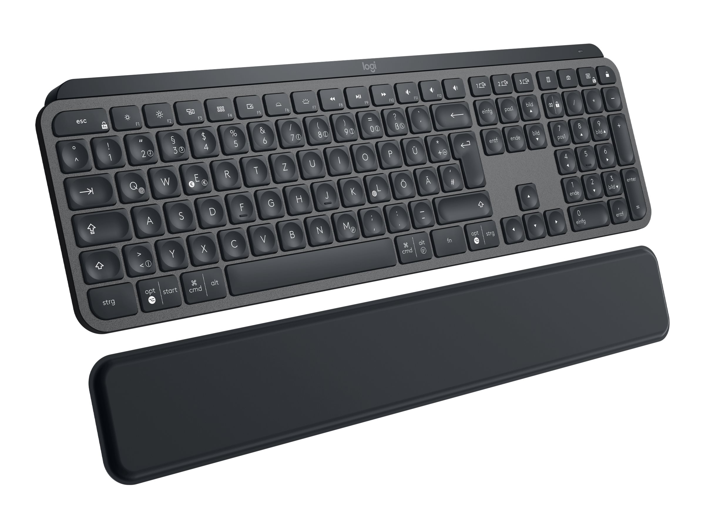 Logitech 920-009404 | Logitech MX Keys Plus teclado RF Wireless + Bluetooth QWERTZ Alemán ...